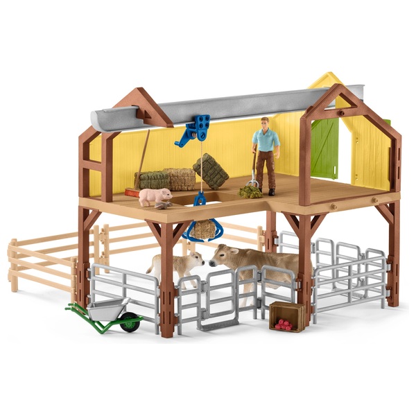 schleich FARM WORLD 42407 Bauernhaus mit Stall und Tieren | Smyths Toys ... schleich FARM WORLD 42407 Bauernhaus mit Stall und Tieren | Smyths Toys ...