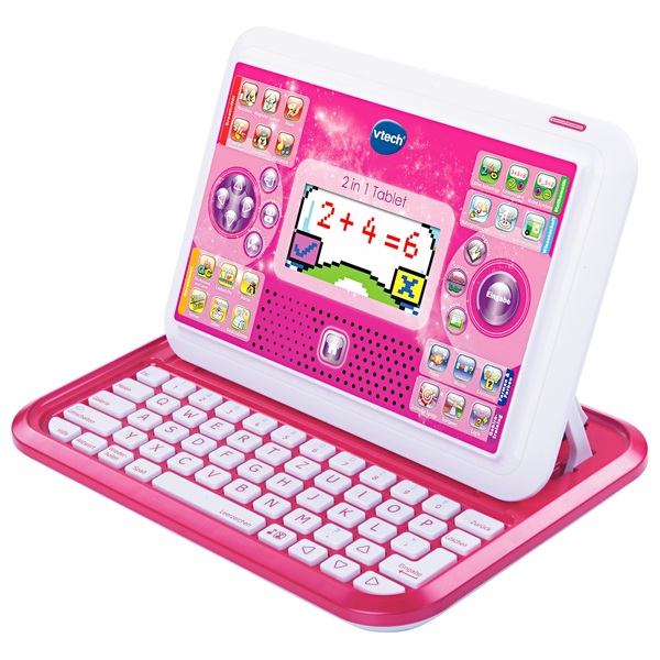 VTech Lerncomputer 2-in-1 Tablet und Laptop für Kinder schwarz | Smyths ...