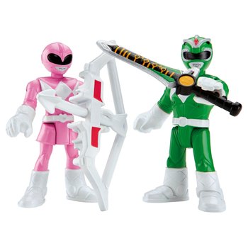 Imaginext Power Rangers Basic Figure 2 Pack Green and Pink Ranger ...