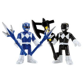 Imaginext Power Rangers Basic Figure 2-Pack Blue and Black Ranger ...