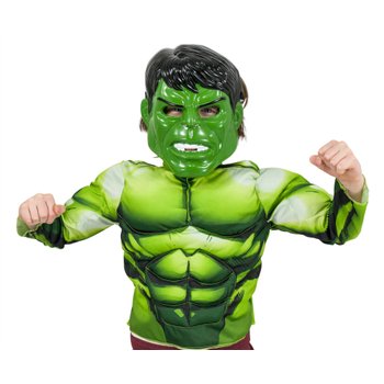 Marvel Avengers Assemble Hulk Muscle Chest Shirt and Mask Review ...