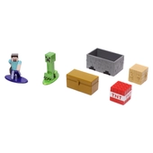Minecraft Diecast Nano Figures Scene Overworld | Smyths Toys UK