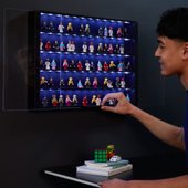 Build-It Minifigure Display Case LED Cabinet | Smyths Toys UK