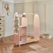 Dimples Wooden Dress-Up Rack with Light-Up Mirror | Smyths Toys UK