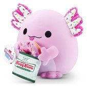 Snackles by ZURU Plush Axolotl with Krispy Kreme Donut 35cm | Smyths ...