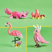 LEGO Creator 31170 3-in-1 Wild Animals: Pink Flamingo Set | Smyths Toys UK