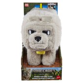 Minecraft Movie Interactive Plush Dennis the Wolf | Smyths Toys UK