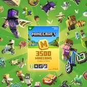 Minecraft: Minecoins Pack: 3500 Coins Digital Download | Smyths Toys UK
