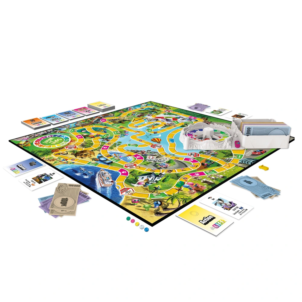 Life Board Game Pieces Hasbro's New Parody Version Classic Board Games