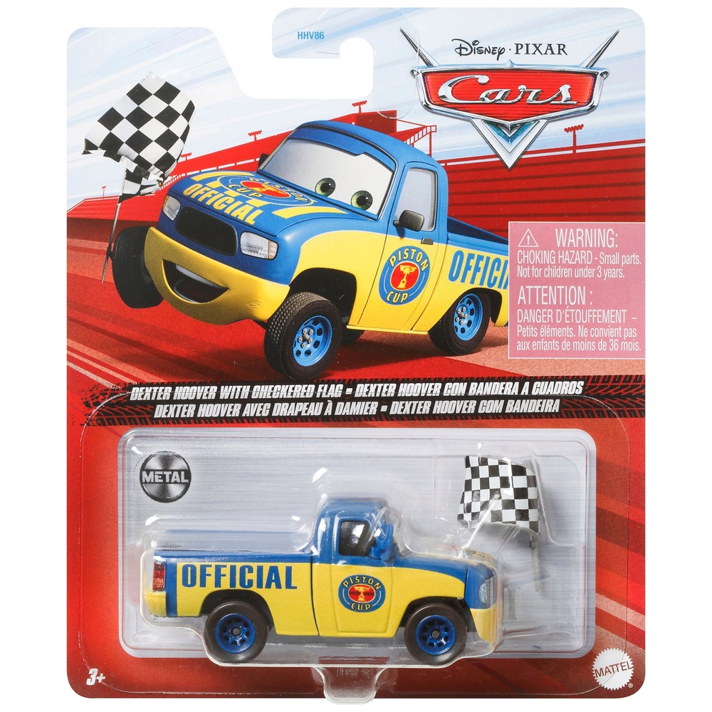 Disney Pixar Cars Die-Cast Fahrzeug Dexter Hover Checkered Flag ...