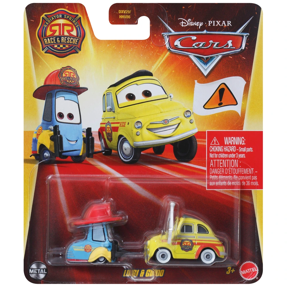 Luigi The Cars Movie Disney Pixar Cars Movie Metal Mini Racers Loose