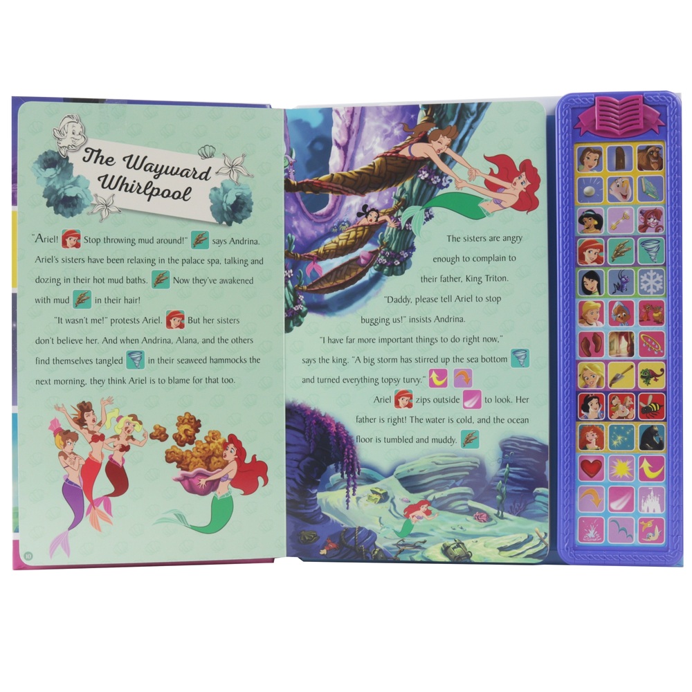 Disney Princess Sound Storybook Treasury Interactive Book Assortment ...