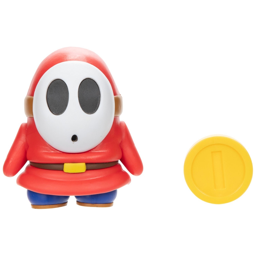 Nintendo Super Mario 10cm Shy Guy With Coin Smyths Toys Uk