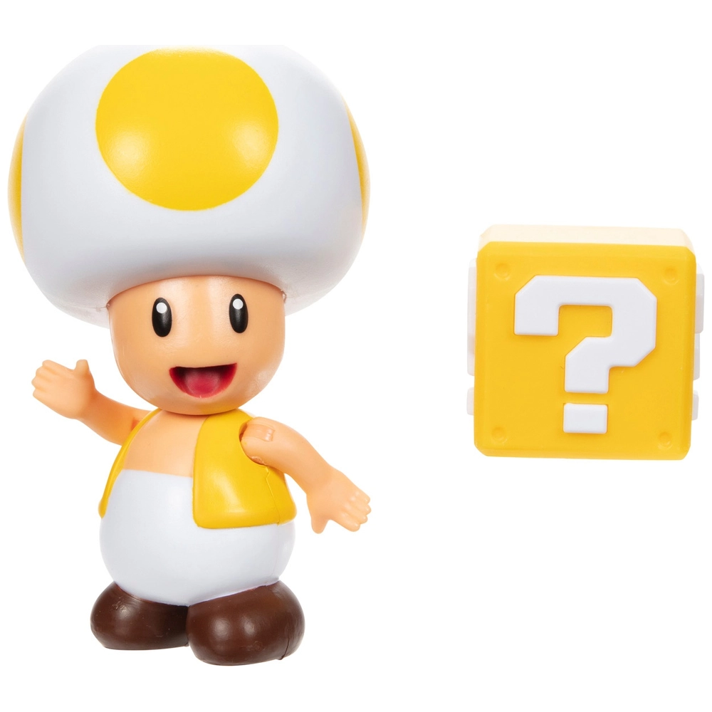 Mario Yellow Toad Nintendo Super Mario Action Figure Yellow Toad 10cm