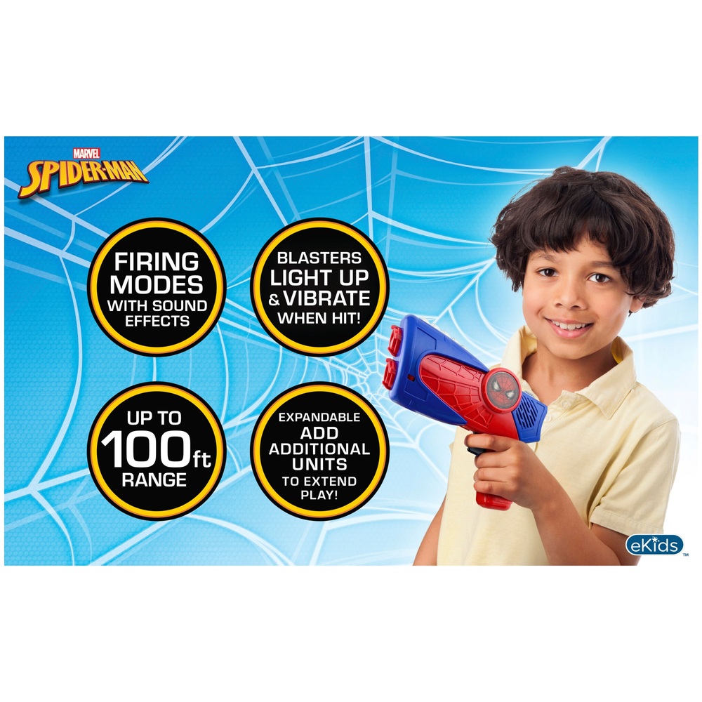 Marvel Spider-Man Laser Tag Gun Blasters | Smyths Toys UK