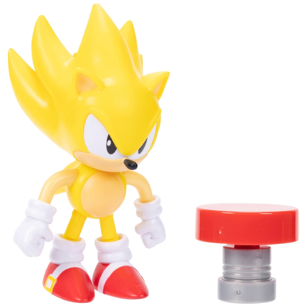 Classic Sonic The Hedgehog 10cm Figure with Spring Accessory | Smyths ...