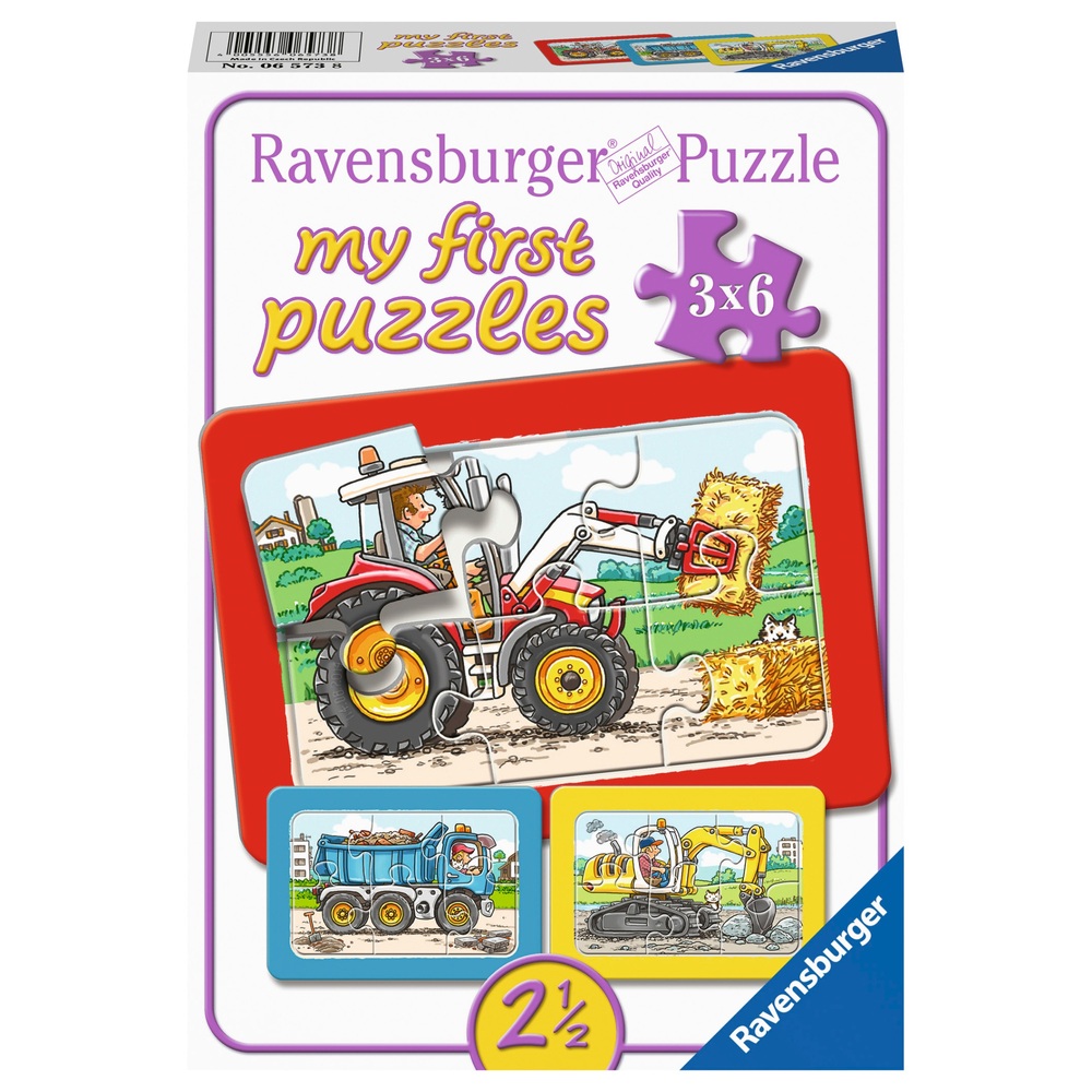 Ravensburger My first Puzzles mit 6 Teilen Serie 3 sortiert | Smyths ...