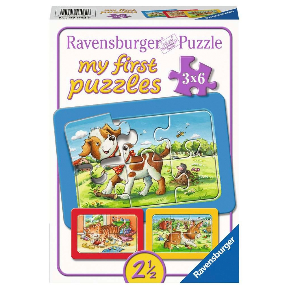 Ravensburger My first Puzzles mit 6 Teilen Serie 3 sortiert | Smyths ...