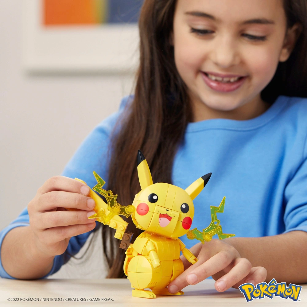 Pikachu Gigantische Electrobal Mega Pokémon Motion Pikachu, Bouwset