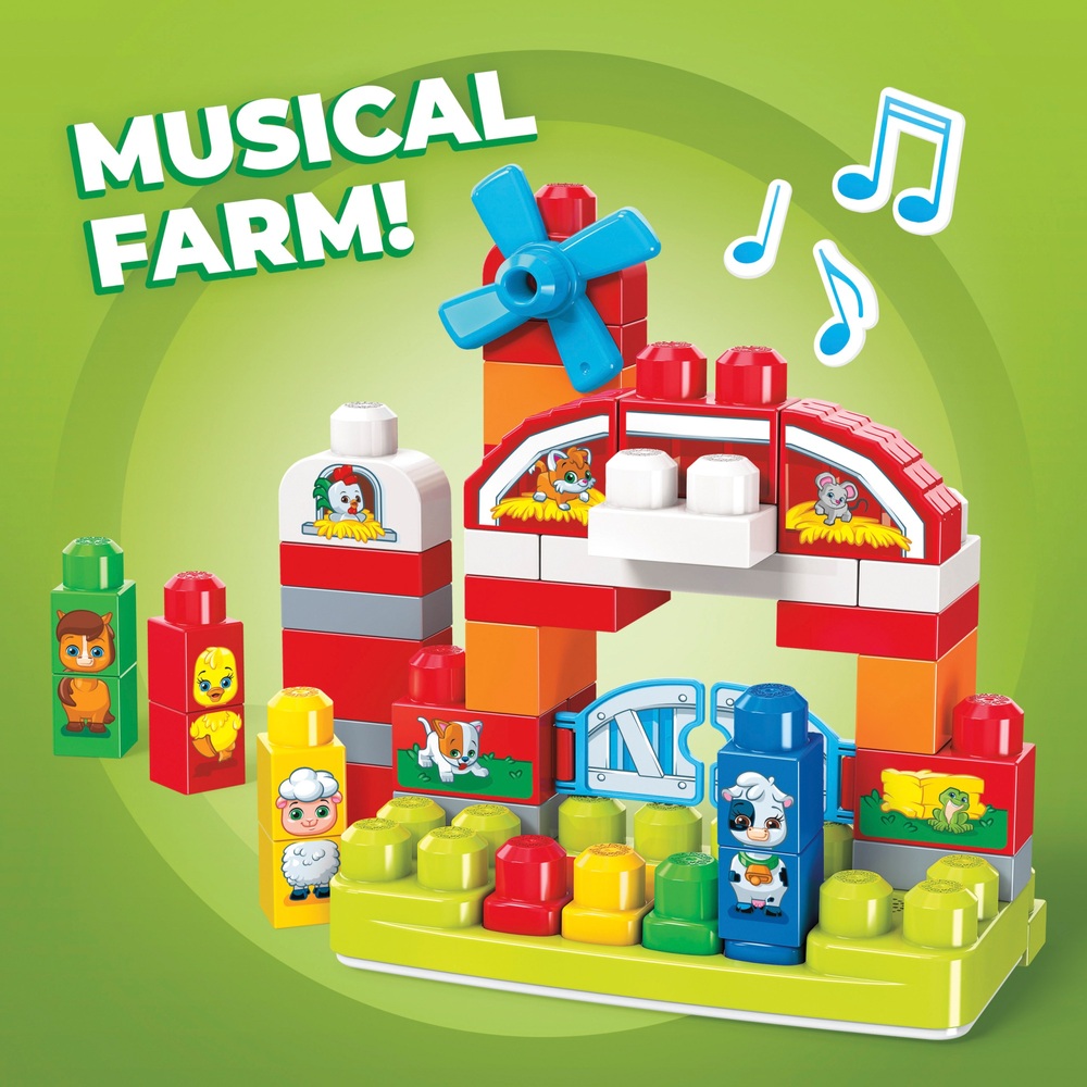 Mega Bloks Musical Farm | Smyths Toys UK
