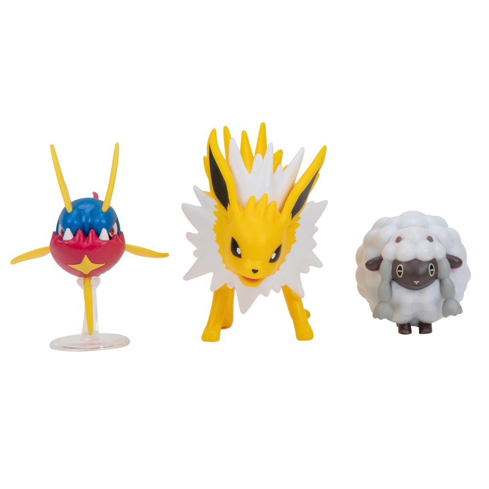 Pokémon Battle Figuren Set Kanivanha, Wolly und Blitza | Smyths Toys ...