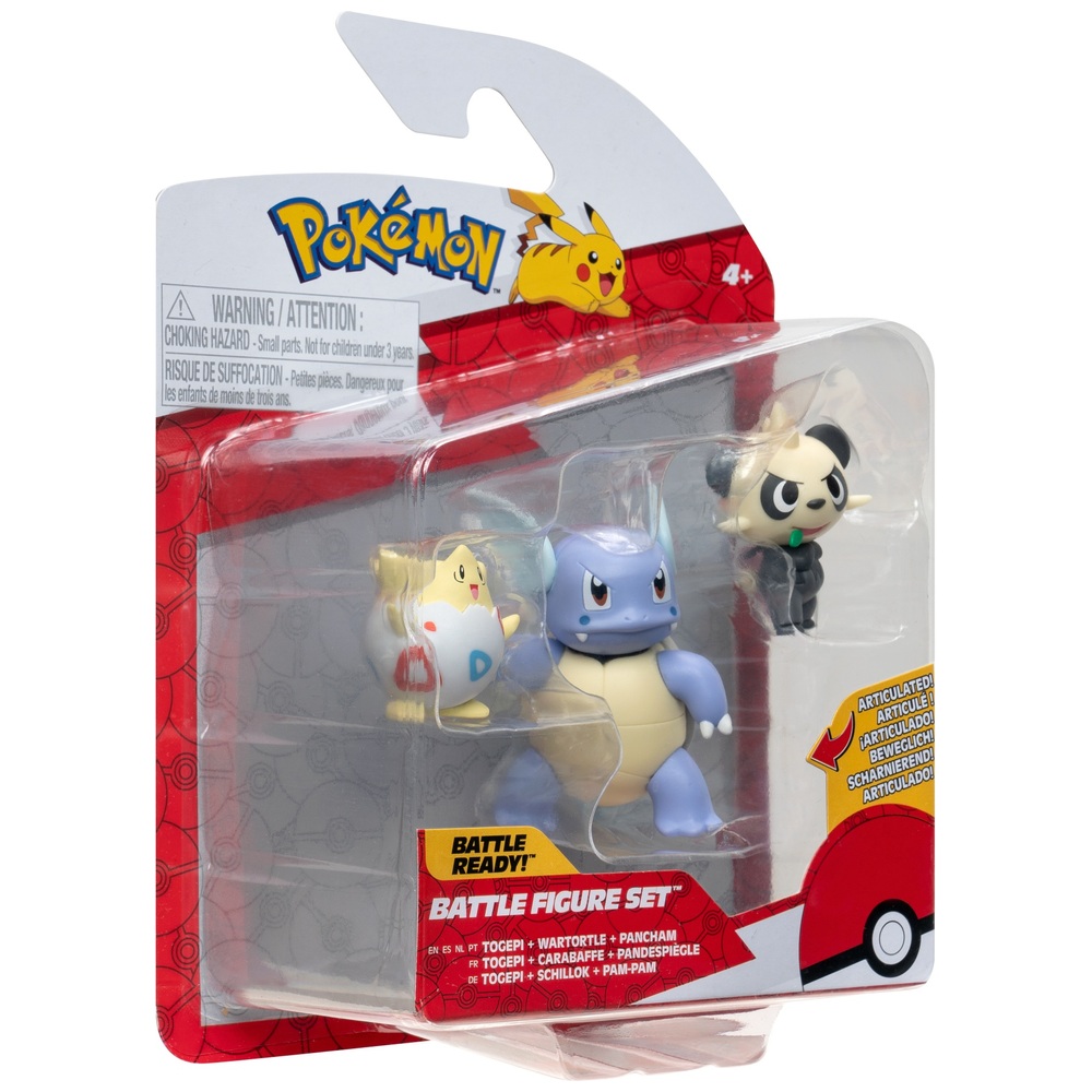 Pokémon Battle Figuren Set Togepi, Pam-Pam und Schillok | Smyths Toys ...