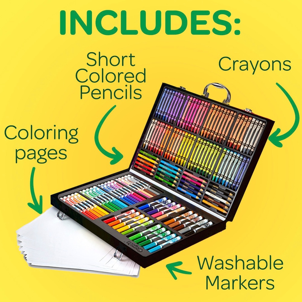 Crayola Inspiration Art Case 140 Piece Set | Smyths Toys UK