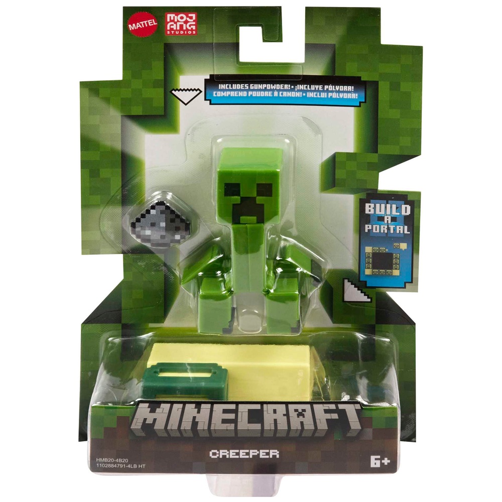 Minecraft Creeper 9cm Action Figure | Smyths Toys UK