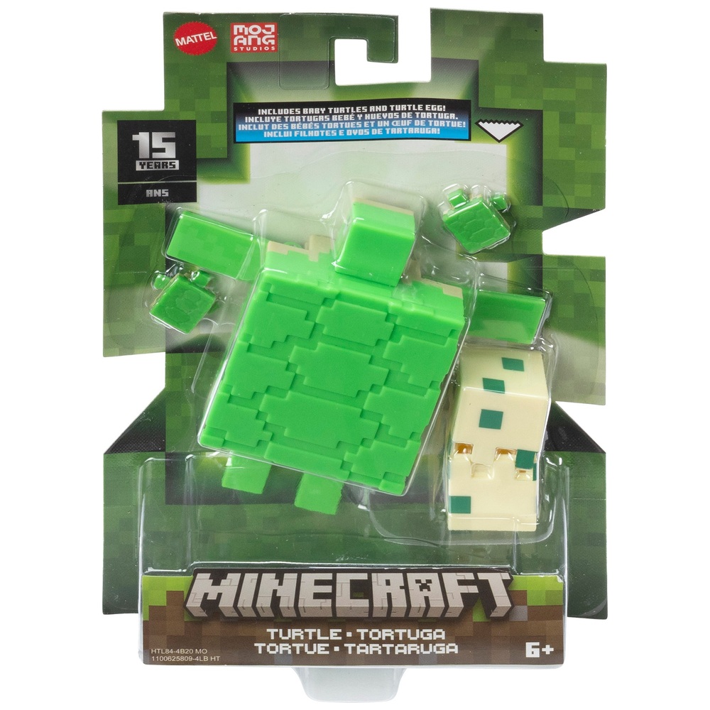Minecraft Core Figure 9cm Turtle | Smyths Toys UK