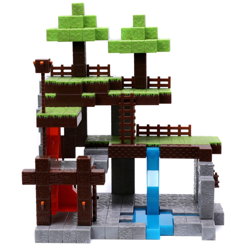 Minecraft Diecast Nano Figures Scene Overworld | Smyths Toys Ireland