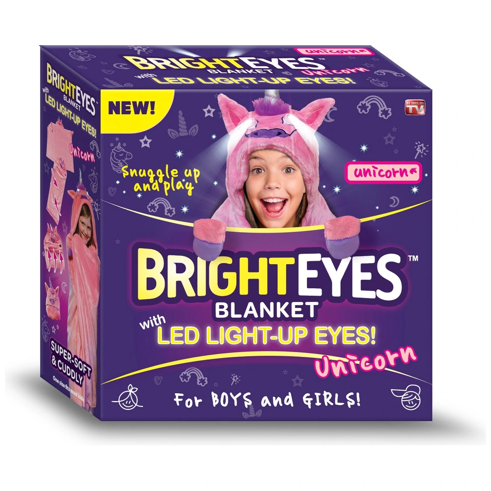 Led Bright Light Blanket Vivilinen Glow In The Dark Blanket For Kids