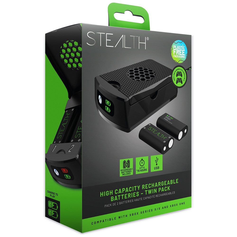 Stealth SXC10X Dual Rechargeable Battery Pack for Xbox | Smyths Toys ...