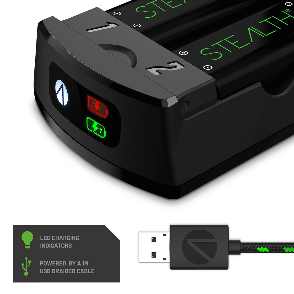 Stealth SXC10X Dual Rechargeable Battery Pack for Xbox | Smyths Toys UK