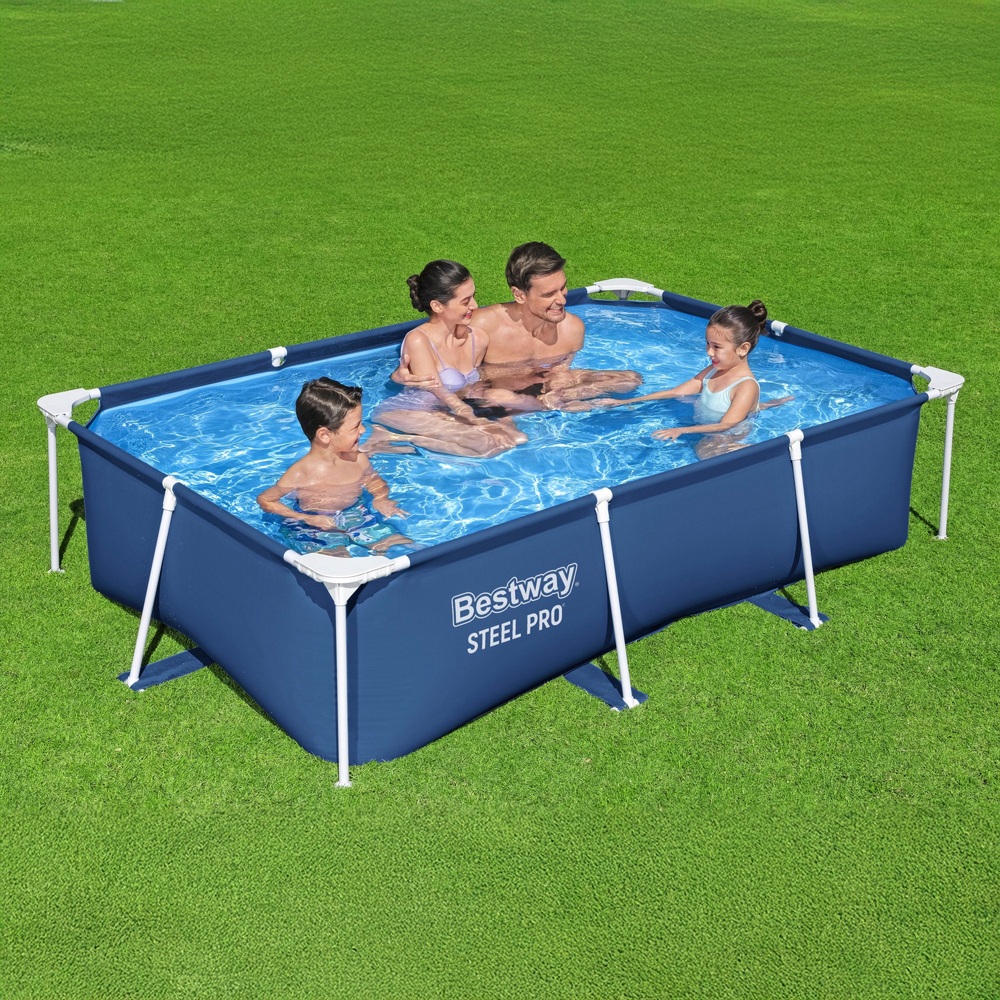 Bestway Pool Steel Pro Above Ground Rectangular 8.5ft | Smyths Toys UK