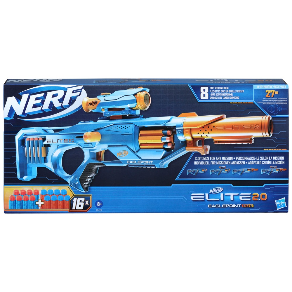 NERF Elite 2.0 Eaglepoint RD 8 Blaster Smyths Toys Ireland