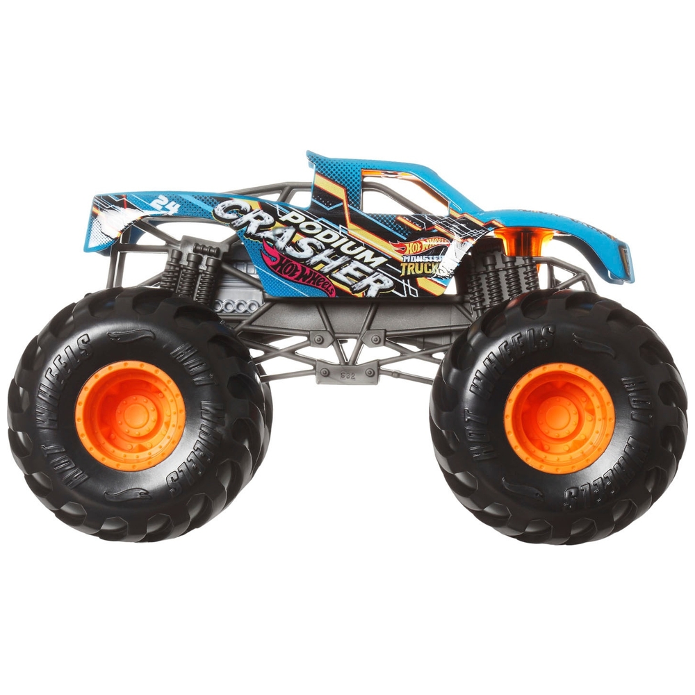 Hot Wheels Monster Trucks 1:24 Oversized Podium Crasher | Smyths Toys UK