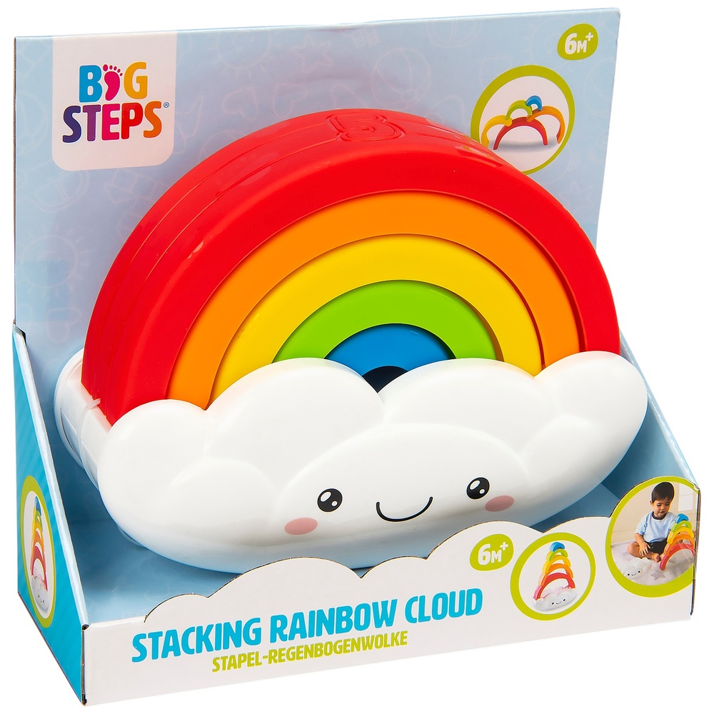 Big Steps Stacking Rainbow Cloud | Smyths Toys UK