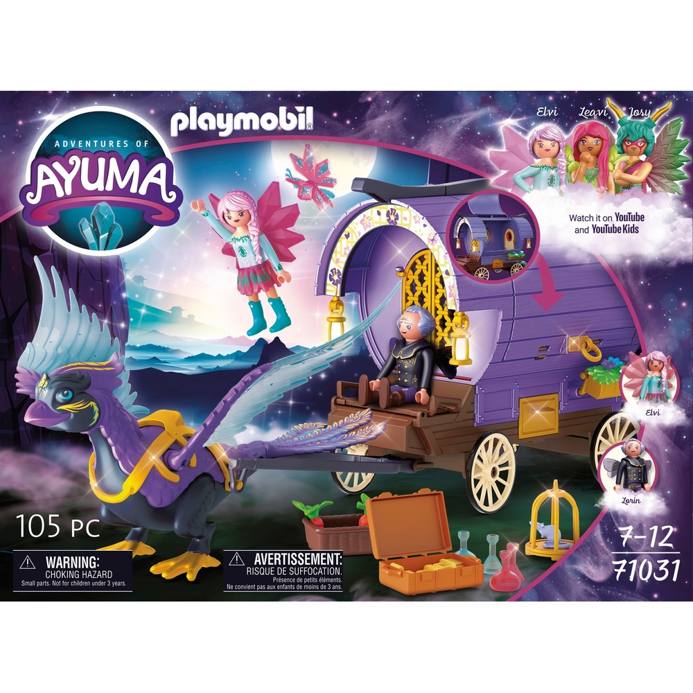 PLAYMOBIL Adventures of Ayuma 71031 Feen-Kutsche mit Phoenix | Smyths ...