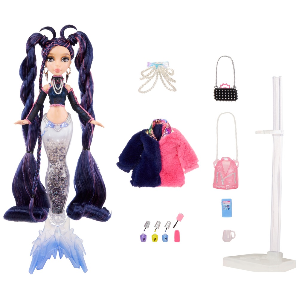 Mermaze Mermaidz Winter Waves Colour Change Fashion Doll - Nera ...