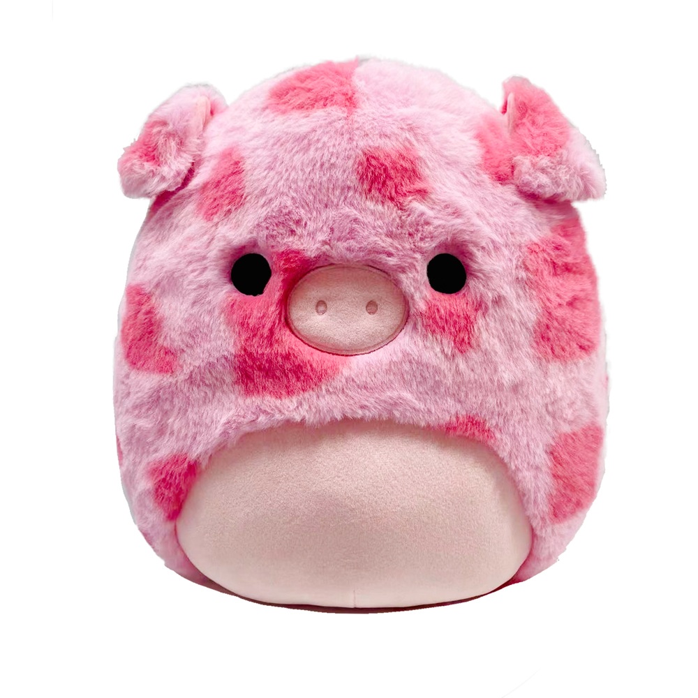 Squishmallows Fuzz-a-Mallows Plüschfigur Gwendle das Schwein 30 cm rosa ...