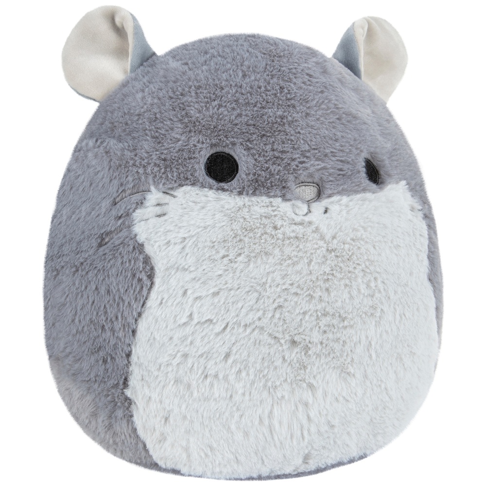 Squishmallows 30cm Fuzz-A-Mallows Miper the Chinchilla Soft Toy ...