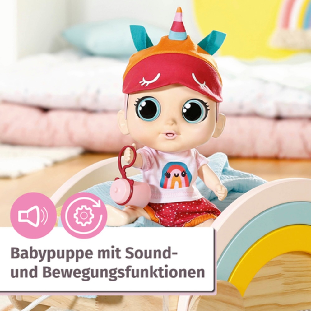 CHOU CHOU Baby Robin Puppe rosa Haar | Smyths Toys Österreich
