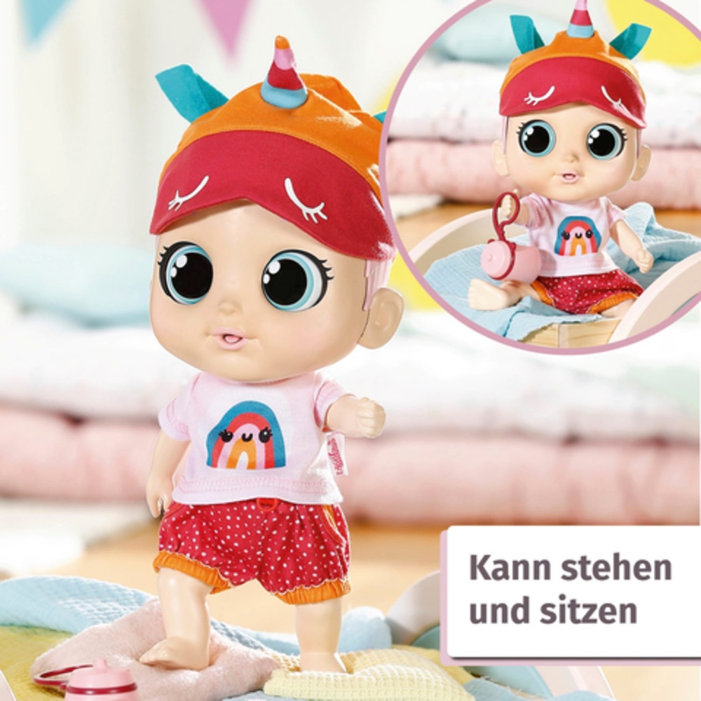 CHOU CHOU Baby Robin Puppe rosa Haar | Smyths Toys Österreich