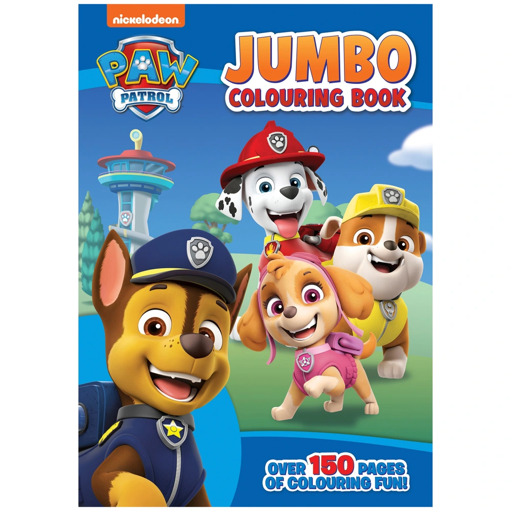 Paw Patrol Cartoon Coloring Crayola Giant Colouring Pages Paw Patrol