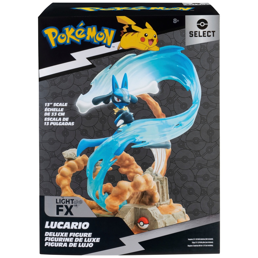 Pokémon Deluxe Statue Lucario | Smyths Toys Österreich
