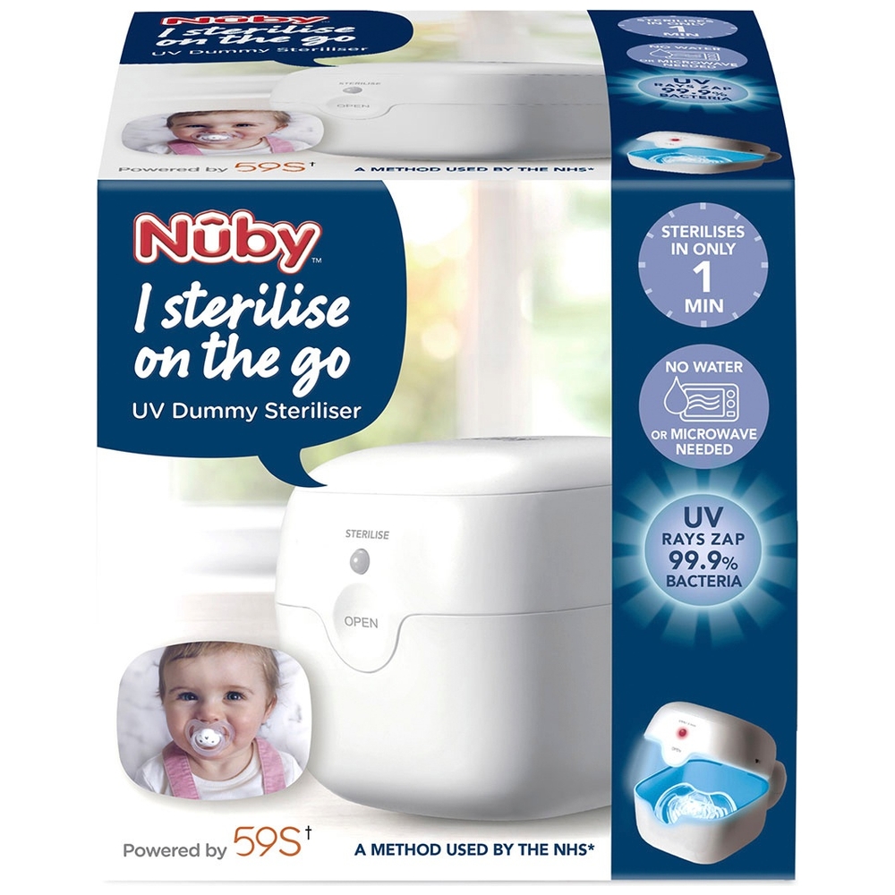 Nuby UV Soother Steriliser Pod | Smyths Toys UK
