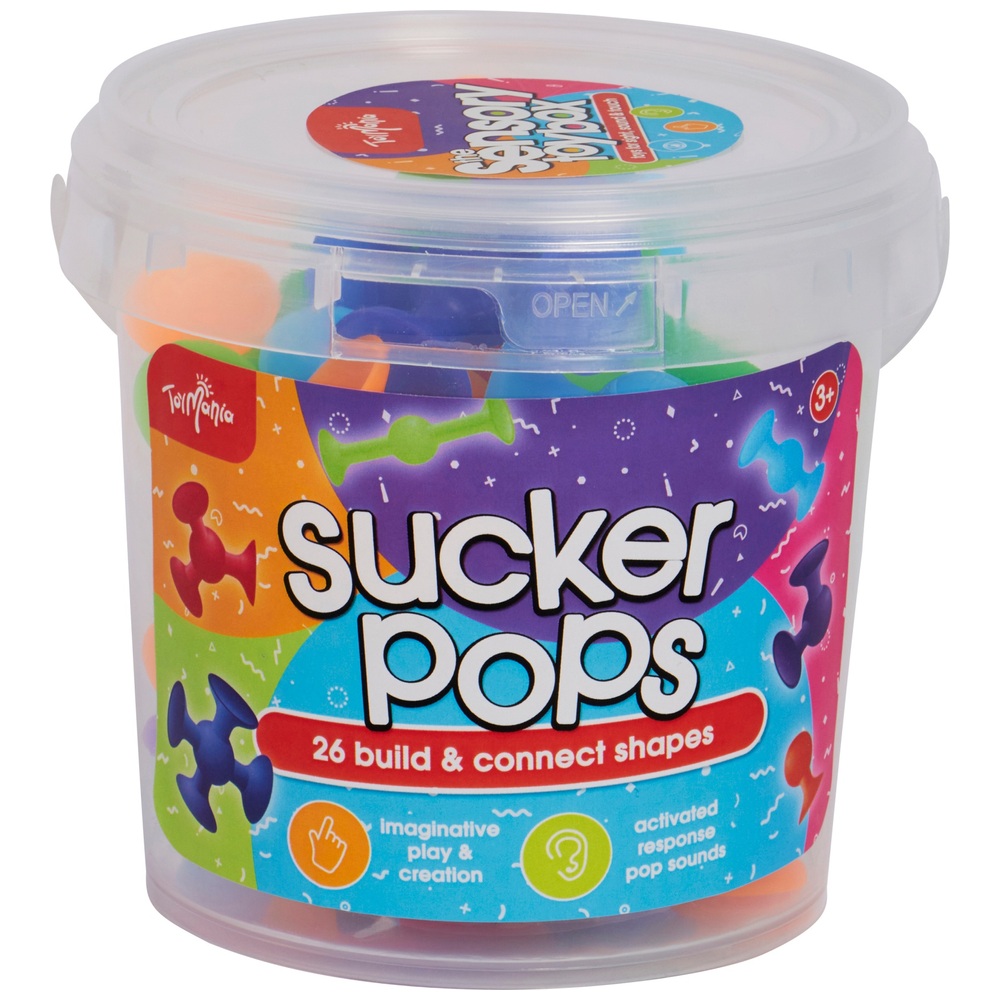 Toy Mania Sucker Pops - 26 Pieces Tub | Smyths Toys UK