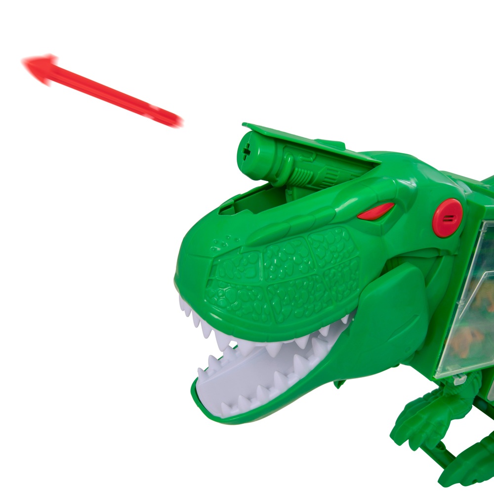 Teamsterz Beast Machines Playset T-Rex Transporter Carry Case with Cars ...