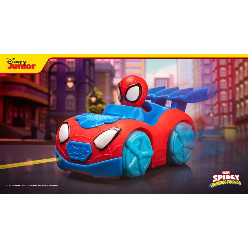 Spidey And His Amazing Friends Flash ‘N’ Dash Web Crawler Vehicle ...