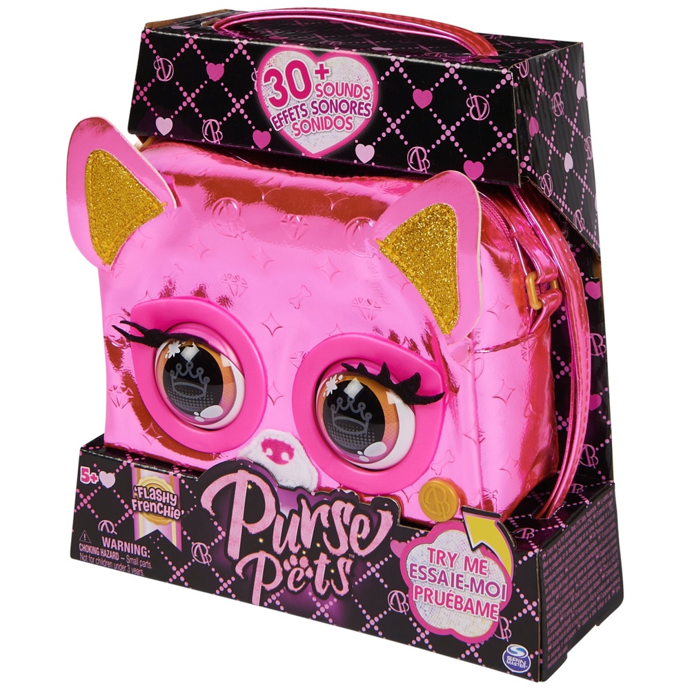 Purse Pets Tasche Metallic Magic Hündchen Flashy Frenchie | Smyths Toys ...